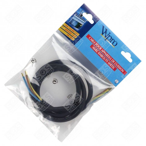 Cable d'alimentation 10Ad'origine (3X1) INDESIT, ARISTON HOTPOINT ...