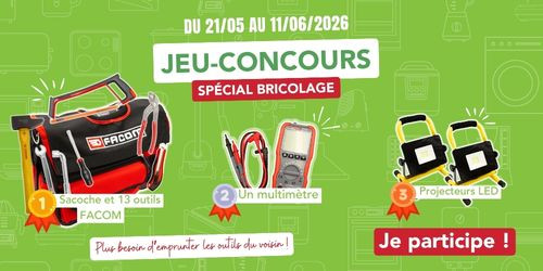 Concours Bricolage : gagnez un sac et des outils Facom, un multimètre ...